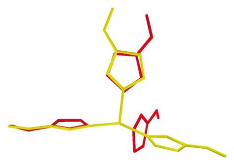 Atom By Atom Superimposition Of The Structures Calculated Red A