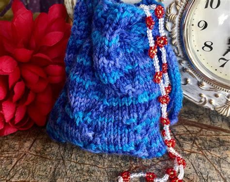 Knitted Pouch Knitted Bag Pouch T Card Holder Small Pouch T