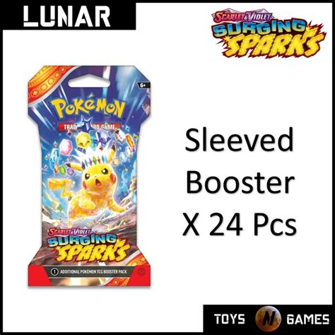 Pre Order Pokemon Tcg Sv8 Surging Sparks Sleeved Booster Pack 24