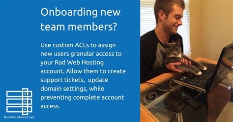 rad web hosting on linkedin business security acl onboarding