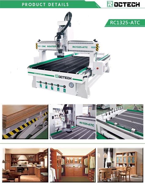 Roctech Cabinet Cnc Router Rc1325 Atc Is Ideal For Wood Cutting R Cncfurniture