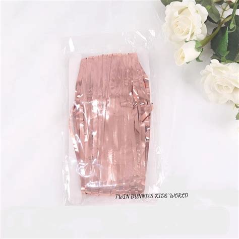 Tb 1m X 2m Metallic Foil Rain Curtain Birthday Wedding Decoration Wall