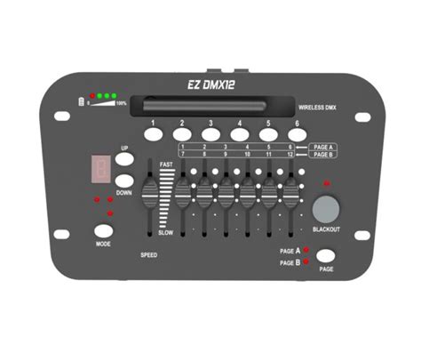 Mini Battery Powered G Wireless DMX Controller Ch DMX Console Hmlite