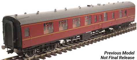 Dapol 7p 001 506d Mk1 Bsk Brake Second Corridor In Br Maroon With Window