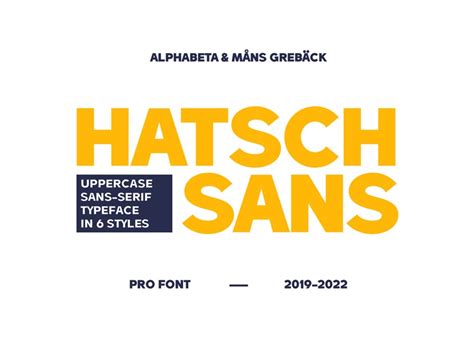 Hatsch Sans Font Font Tr