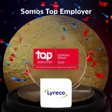 ¡somos Top Employer Por 11º Año Consecutivo Lyreco Iberia