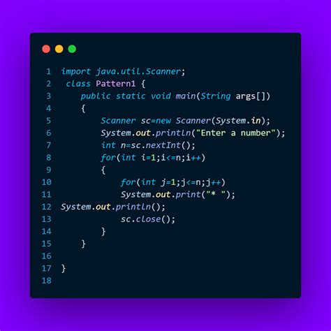 Pattern 1 Java