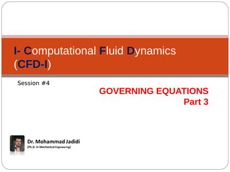 pdf computational fluid dynamics session 4