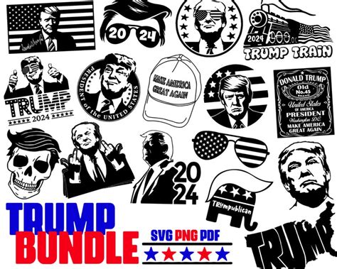Trump Svg Bundle Donald Trump Presidential Election Svg B Inspire