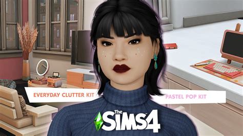 SIMS 4 DROPS 2 NEW KITS Pastel Pop Everyday Clutter Kit Review YouTube