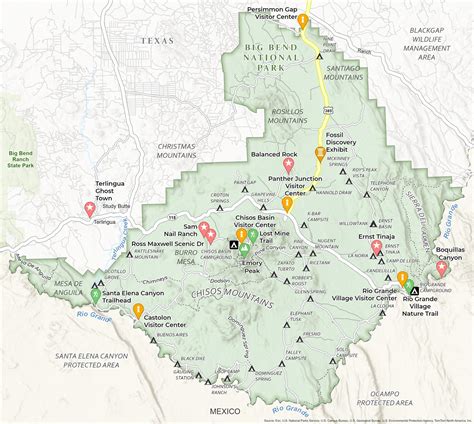 Big Bend National Park Map Which Big Bend Texas Co Op Power