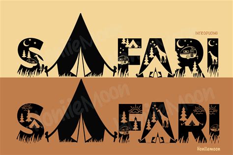 Safari Font By Honeymons · Creative Fabrica