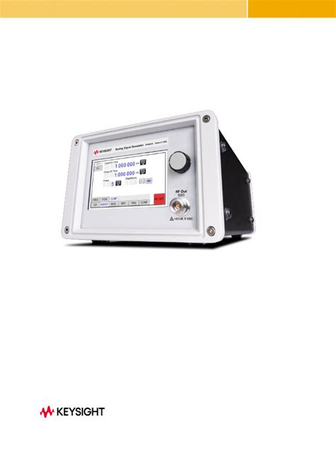 Ap5001a Rf Analog Signal Generator Pdf Amplitude Hertz