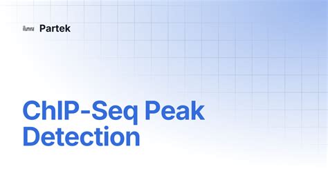 Chip Seq Peak Detection Partek