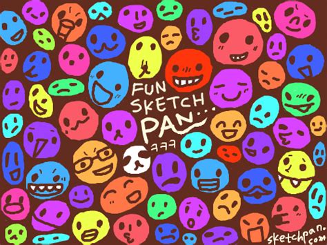 Live Canvas Sketchpan 재미있는 사람들