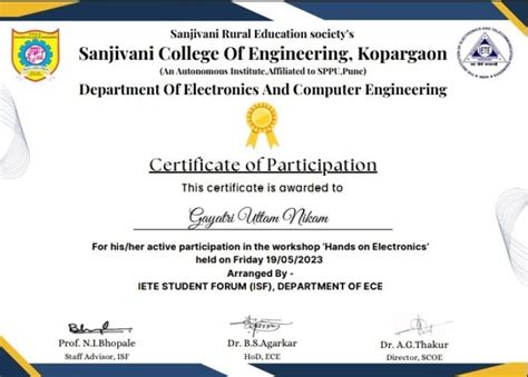 Gayatri Nikam On Linkedin Handsonelectronics