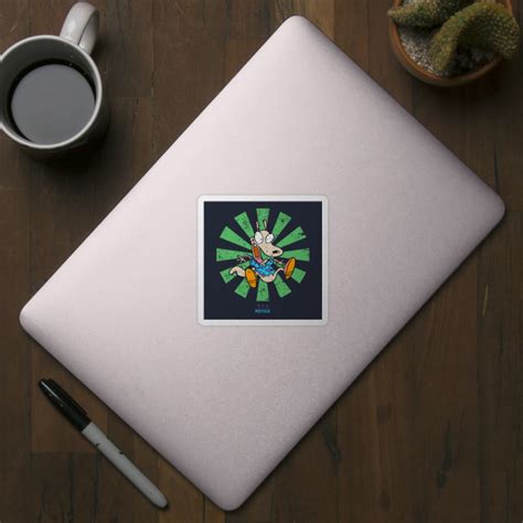 Rockos Modern Life Retro Japanese Rockos Modern Life Sticker