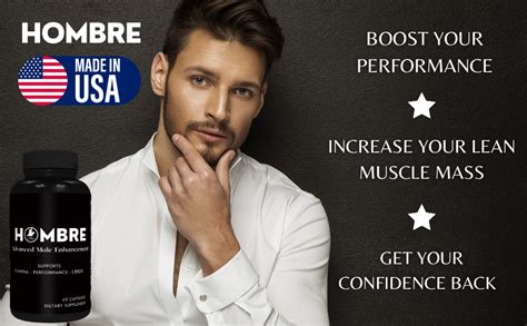 Hombre Male Enhancing Supplement Add 2 In 60 Days With Our