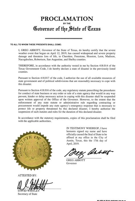 Governor Issues Disaster Declaration From Last Weekends Severe Weather