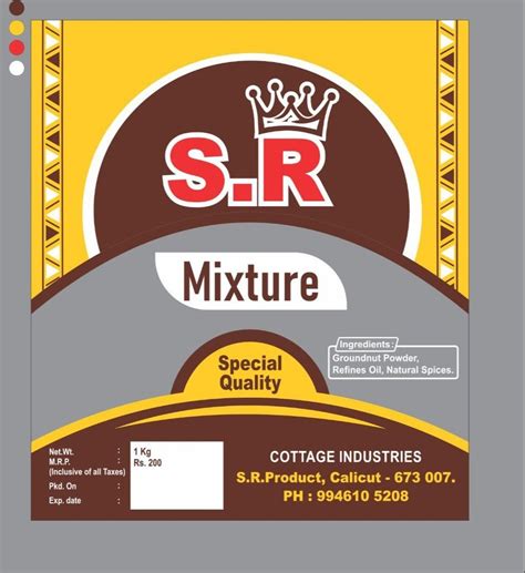 Natural Polythene Snacks Cover Packaging Type Packet Size 8 X 10