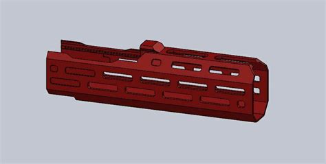 📱 Apfg Mpx Strike Industries Handguard・ Stl File For 3d Printing・cults