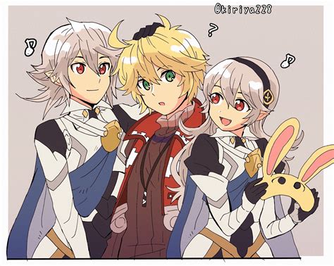 Corrin Corrin Corrin And Shulk Fire Emblem And 4 More Drawn By
