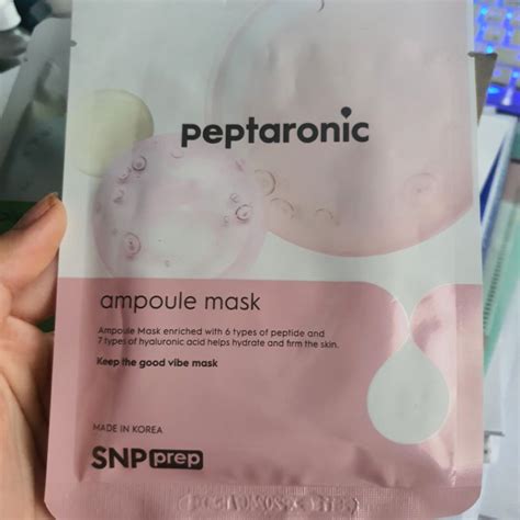 พร้อมส่งsnp Prep Peptaronic Mask Sheet Shopee Thailand