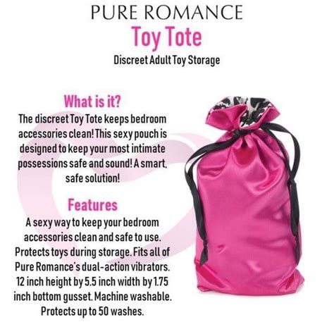 Discreet Toy Tote Pure Romance Pure Products Pure Romance Consultant