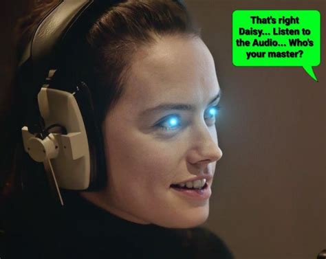 Daisy Ridley Headphone Hypno Scrolller