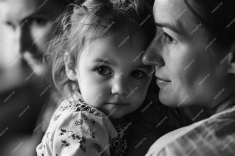 Una Foto En Blanco Y Negro Que Captura El Vínculo Entre Una Mujer Y Un