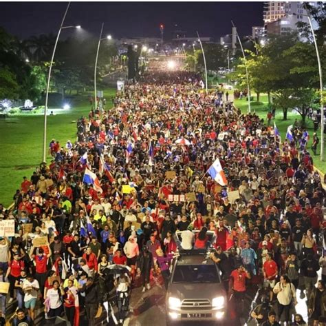Panamá Persisten manifestaciones en rechazo al contrato minero entre