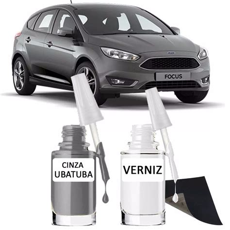 Tinta Tira Risco Retoque Automotivo Ford Cinza Ubatuba R 25 00 Em