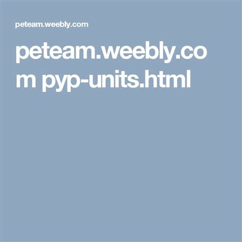 Pyp Reflection Poster For Elementary School