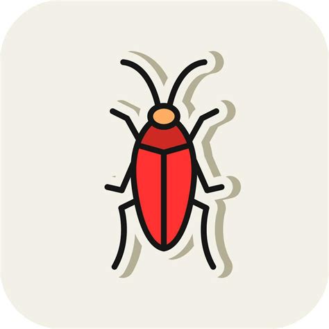 Cockroach Vector Icon Design 25635418 Vector Art At Vecteezy