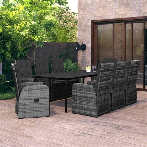 Red Barrel Studio Jehiah Rectangular 8 Person Outdoor Dining Set