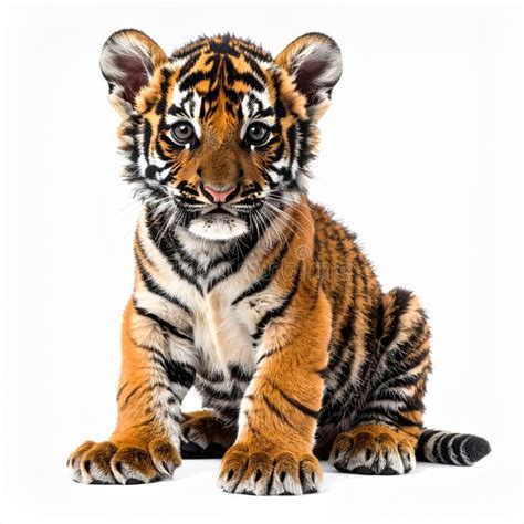 Orange Tiger Cub Stock Illustrations 4416 Orange Tiger Cub Stock