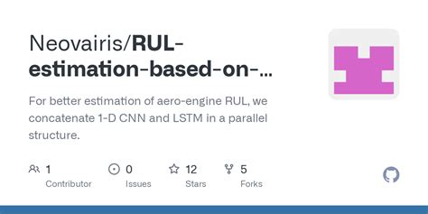 GitHub Neovairis RUL Estimation Based On FCN LSTM For Better Estimation Of Aero Engine RUL