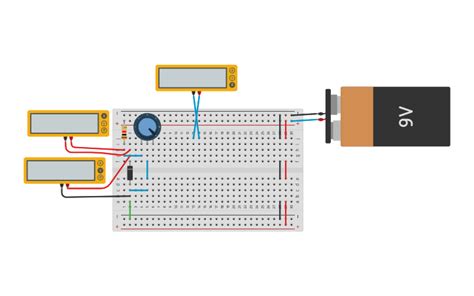 Circuit Design Diodo Zener Tinkercad