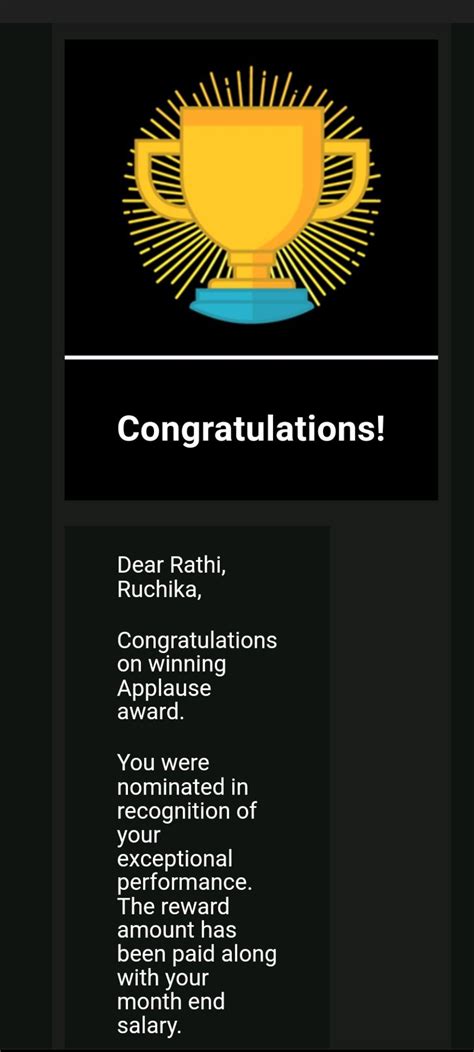 Ruchika Rathi On Linkedin Deloitte Recognition Applauseaward