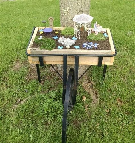 Pin By Cornelia Deveau On Faery Gardening Faeries Gardens Bird Bath