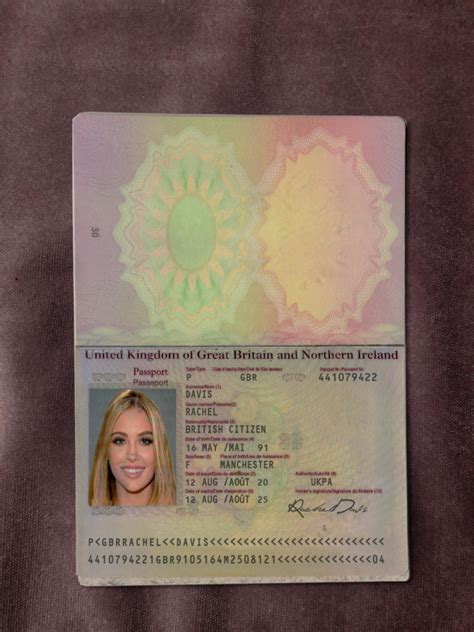 Ireland Passport Template Editable And Downloadable And Psd Online