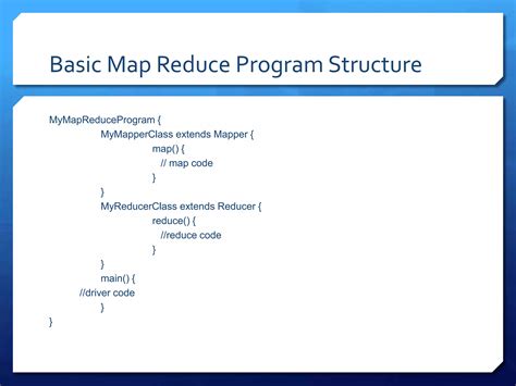 Mastering Hadoop Map Reduce Custom Types And Other Optimizations Ppt