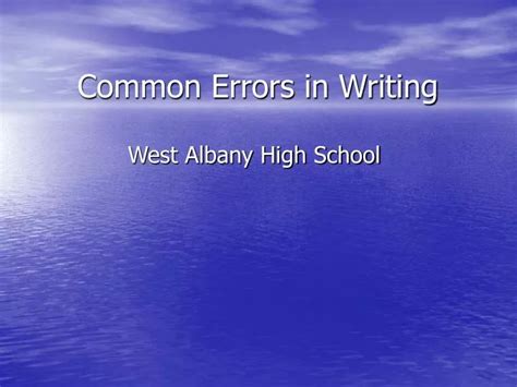 ppt common errors in writing powerpoint presentation free download