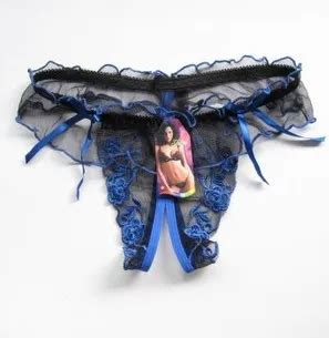 Fabrika Siyah Tanga Modelleri Crotchless K Lot Kad N Erotik Giyim Seksi