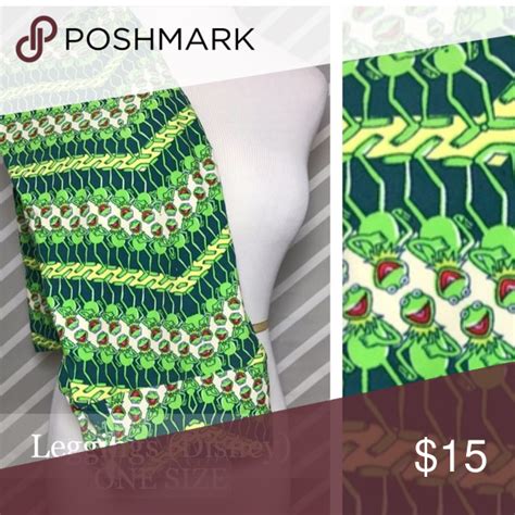 Lularoe Disney Kermit The Frog Leggings Kermit The Frog Brushed