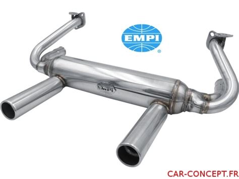 Échappement Inox Empi 2 Tip 1300 1600 Cox Combi