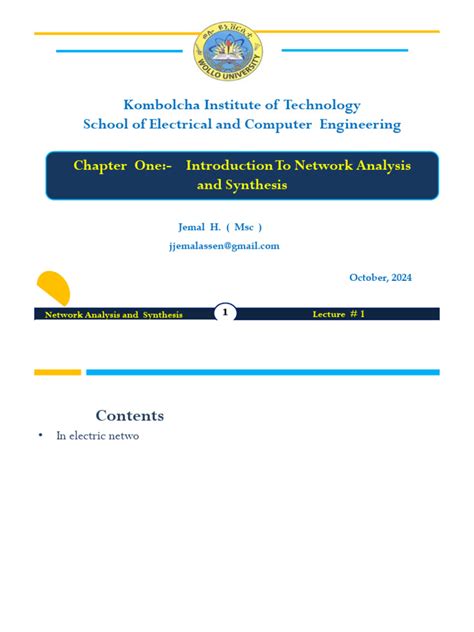 Network Chap 1 Pdf Network Analysis Electrical Circuits
