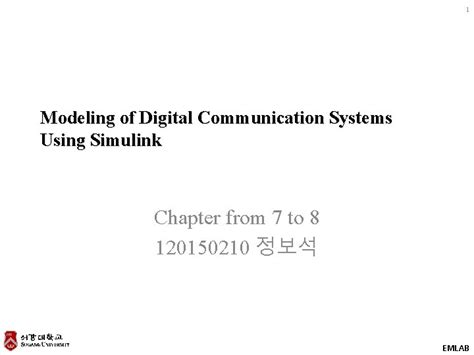 Modeling Of Digital Communication Systems Using Simulink