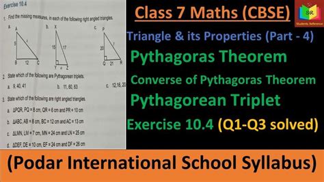 Pythagoras Theorem Explained Class 7 Maths