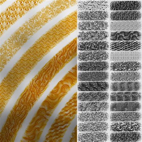 Artstation 130 Procreate Sequins Texture Brush Procreate Glitter